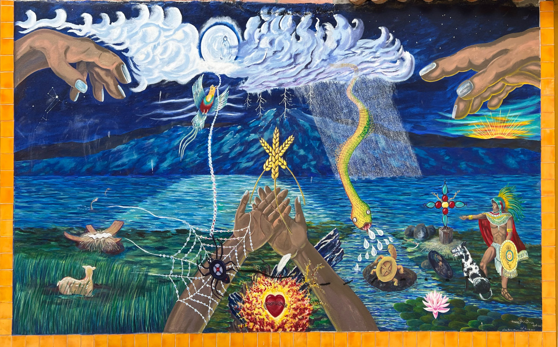 Jose Duran – Hidalgo and Seis Esquinas - Murals of Ajijic